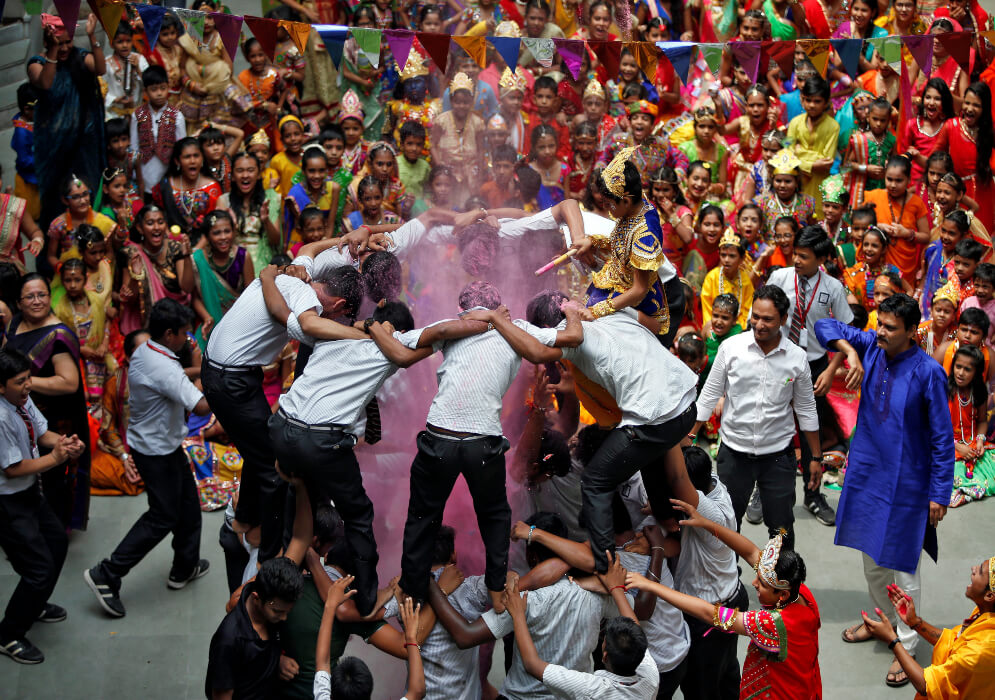 La celebración del Janmashtami en la India - Uno de los protagonistas ...